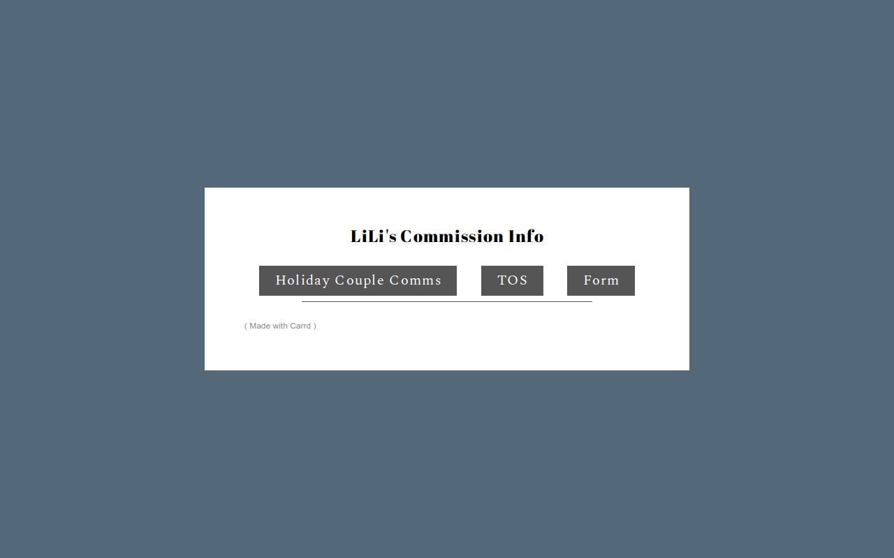 LiLi's Art Commissions